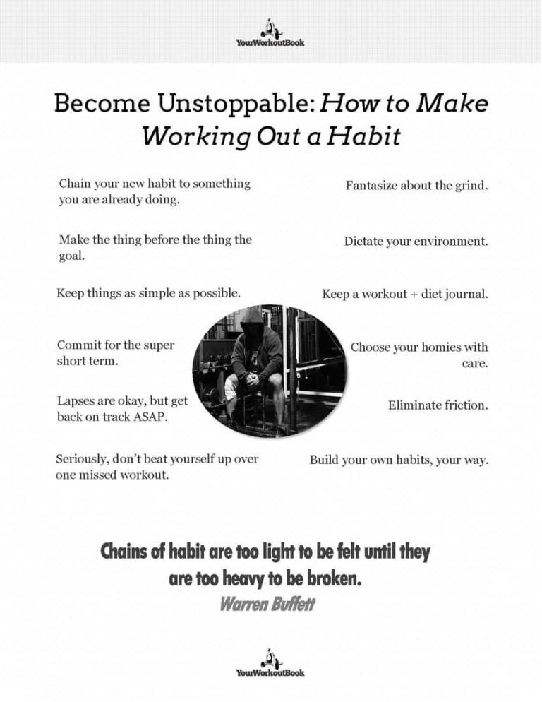 Become Unstoppable: How to Make Working Out a Habit